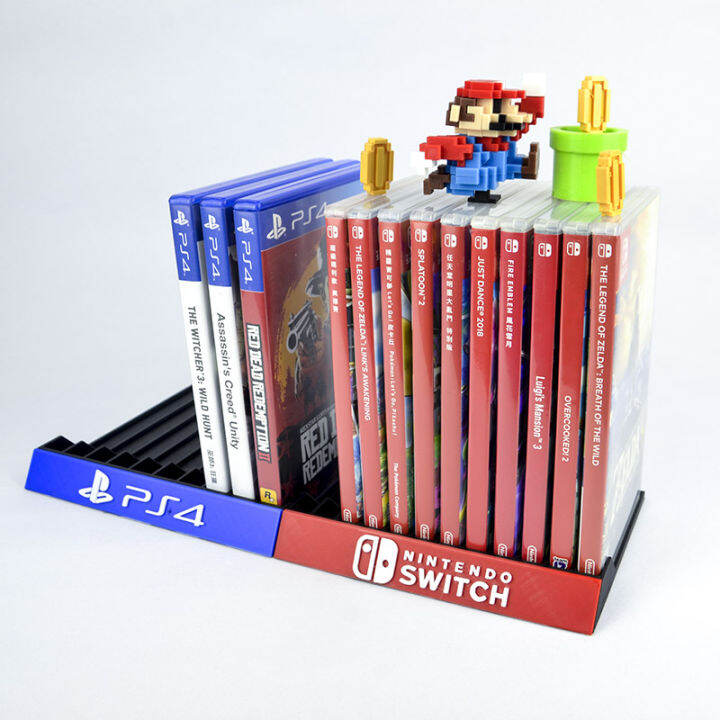 3d Print Console Game storage rack CD holder for NS Switch ps4 ps5 ...