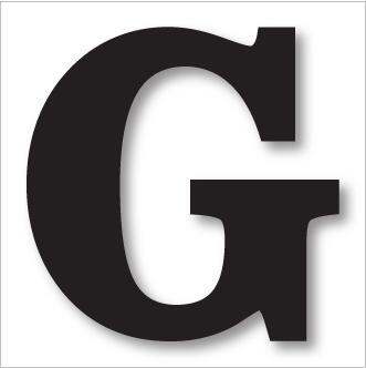 ALPHABET G BLACK ACRYLIC LASER CUT LETTERING - ALPHABET AND NUMBER ...