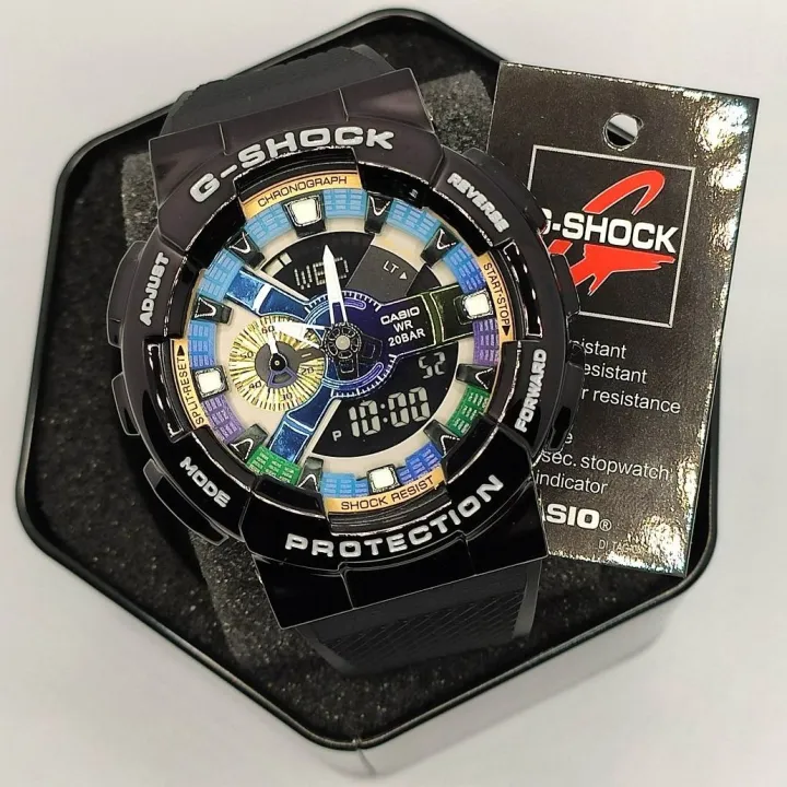 New! GM 110 / GM-110 B-1A / GM110 ORIGINAL G SHOCK Chrono Active AutoLight WorldTime Japan ...