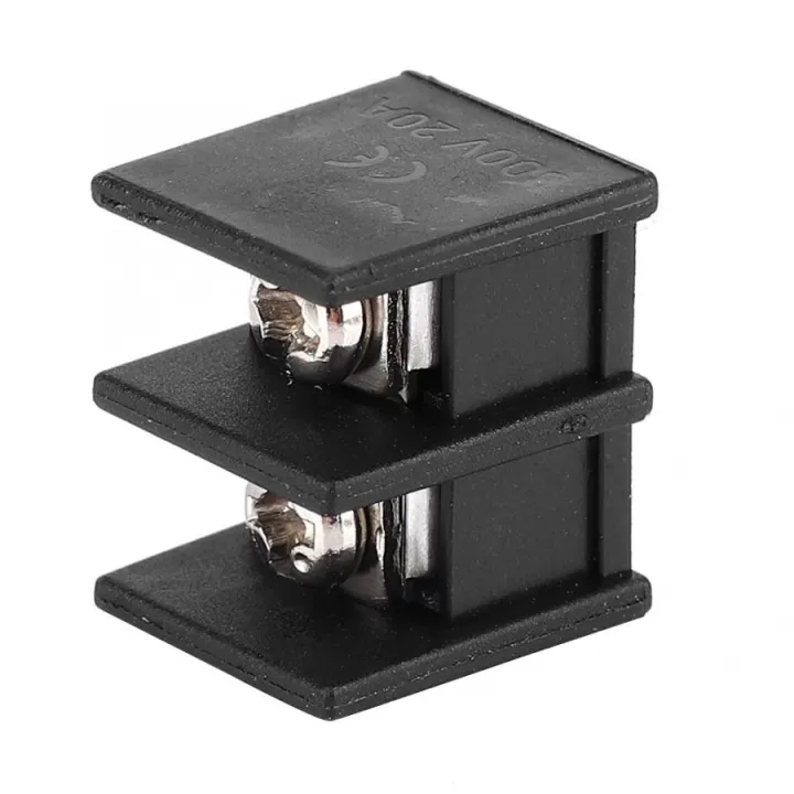 Wire Terminal Block Terminal Block 50Pcs 2-Pin 7.62Mm Pitch Circuit Board Wiring Barrier ...