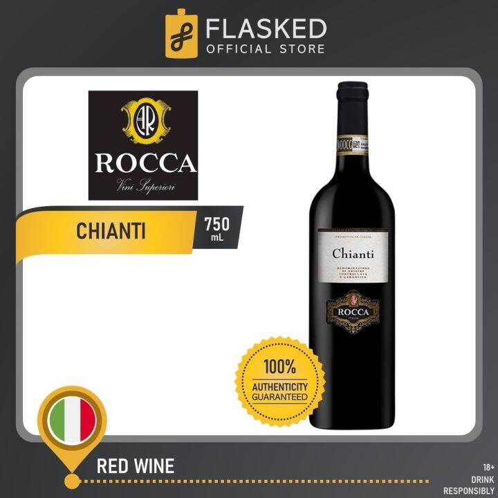 PPA wk4414eqbi6442 Rocca Chianti Red Wine 750mL | Lazada PH