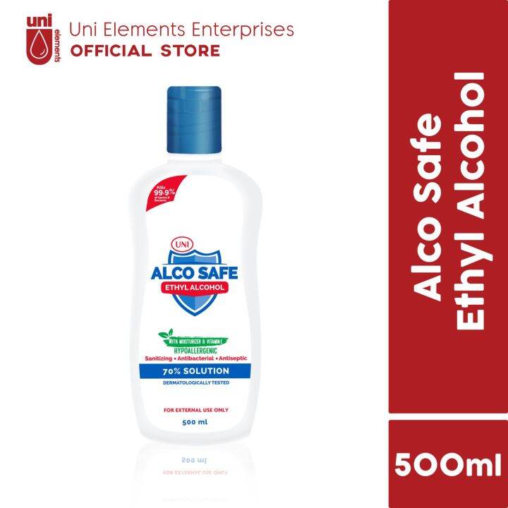 Alco Safe Ethyl Alcohol 500ml | Lazada PH