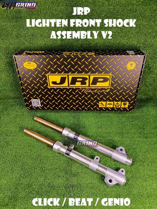 HONDA CLICK 125 / CLICK 150 JRP LIGHTEN FRONT SHOCK ASSEMBLY VERSION 2 GOLD INNER THAILAND MADE ...