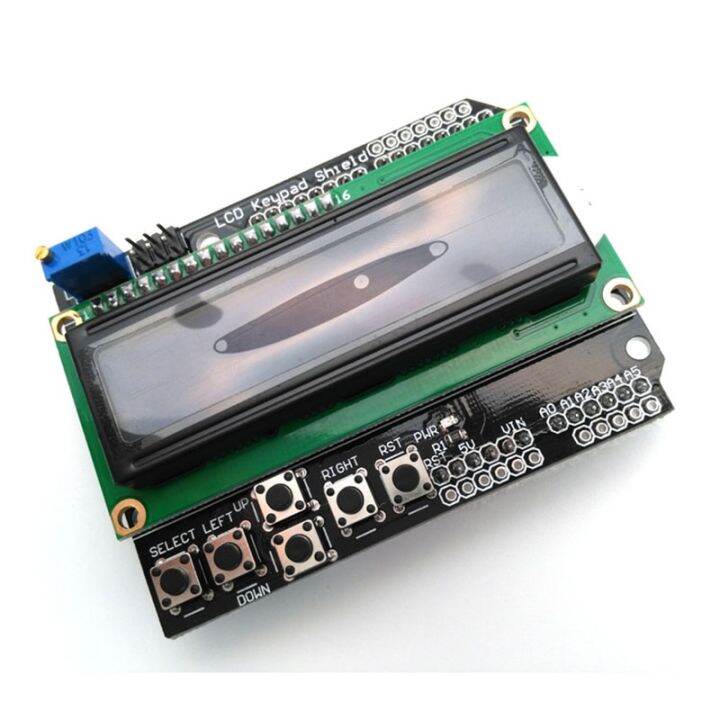 Lcd ที่คลุมแป้นปุ่มของบอร์ดสำหรับ Arduino การขยายตัวของจอแอลซีดีตัวละคร ...