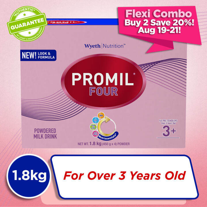 Wyeth® PROMIL® FOUR Powdered Milk Drink for Pre-Schoolers Over 3 Years ...