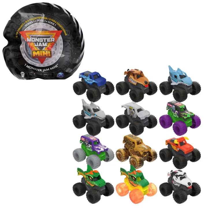 Monster Jam Mini Scale spin master seri 1 seri 3 Dragon Earth Shaker ...