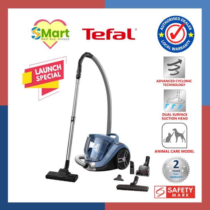 Tefal Compact Power Cyclonic Bagless Vacuum Cleaner TW4871 | Lazada ...