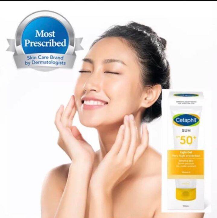 Original and Effective Cetaphil Sun SPF50+ Gel 100ml For Sensitive Skin ...