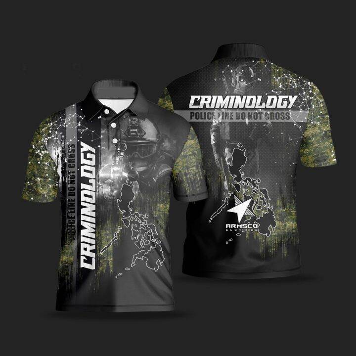 Criminology ArmsCo V1 Tactical Polo Shirt Full Sublimation | Lazada PH