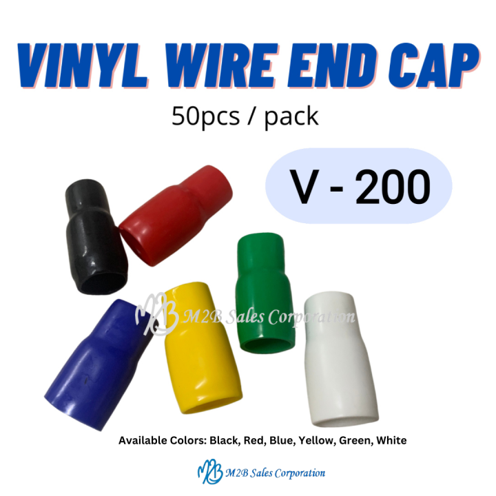 Terminal Insulation Vinyl Wire End Cap V-200 | Lazada PH