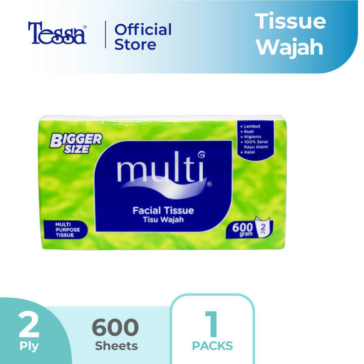 Tissue Multi Facial Refill 600g 2p | Lazada Indonesia