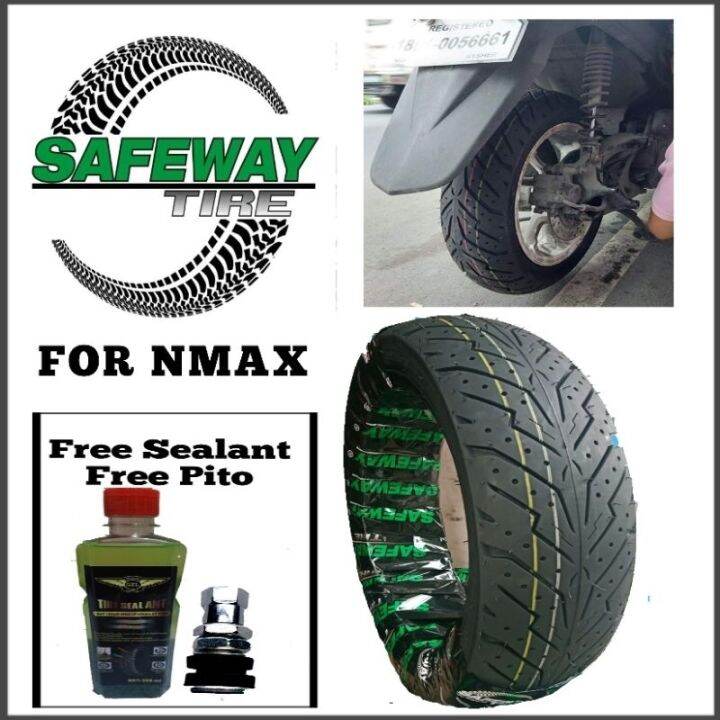 SAFEWAY TIRE / Size 13 Tubeless FOR NMAX V1/V2 Free Sealant/Pito per ...