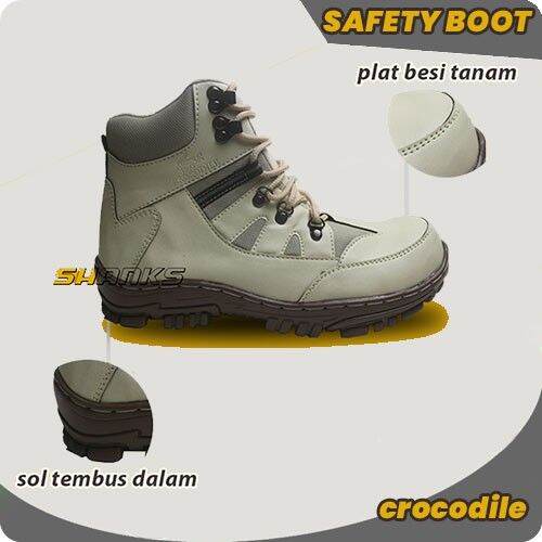 SAFETY BOOT SHANKS x Crocodile | Lazada Indonesia
