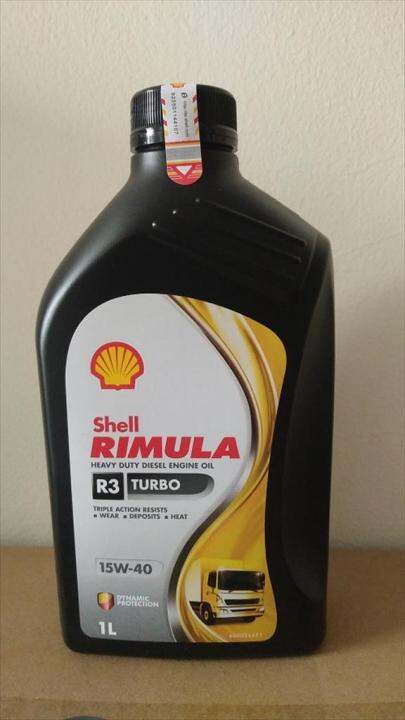 Oli Mesin Shell Helix Rimula R3 Turbo 15W-40 1 Liter Diesel Asli ...