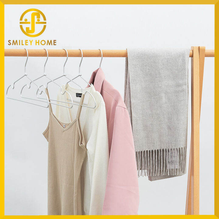 Smiley Home ไม้แขวนเสื้อผ้า อลูมิเนียม แข็งแรงทนทาน มี 2 แบบให้เลือก ...