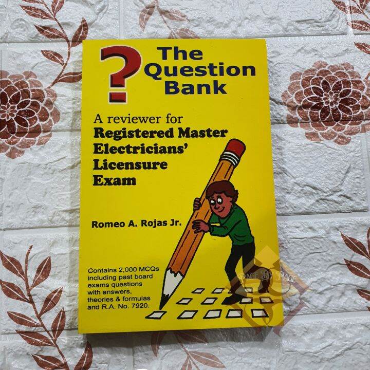 The Question Bank A reviewer for Registered Master Electrician ...