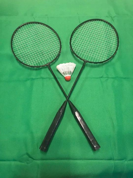 1 Set. BADMINTON RACKETS w/ FREE 1 Pc. SHUTTLECOCKS / GAMIT SA ...