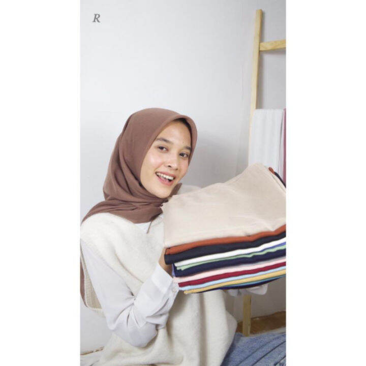 SEGI 4 PARIS PREMIUM SERI WARNA 3 / JILBAB SEGIEMPAT PARIS NECI MURAH ...