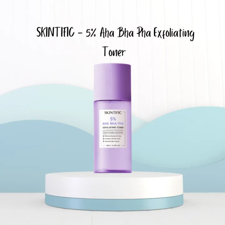 SKINTIFIC - 5% Aha Bha Pha Exfoliating Toner | Lazada Indonesia