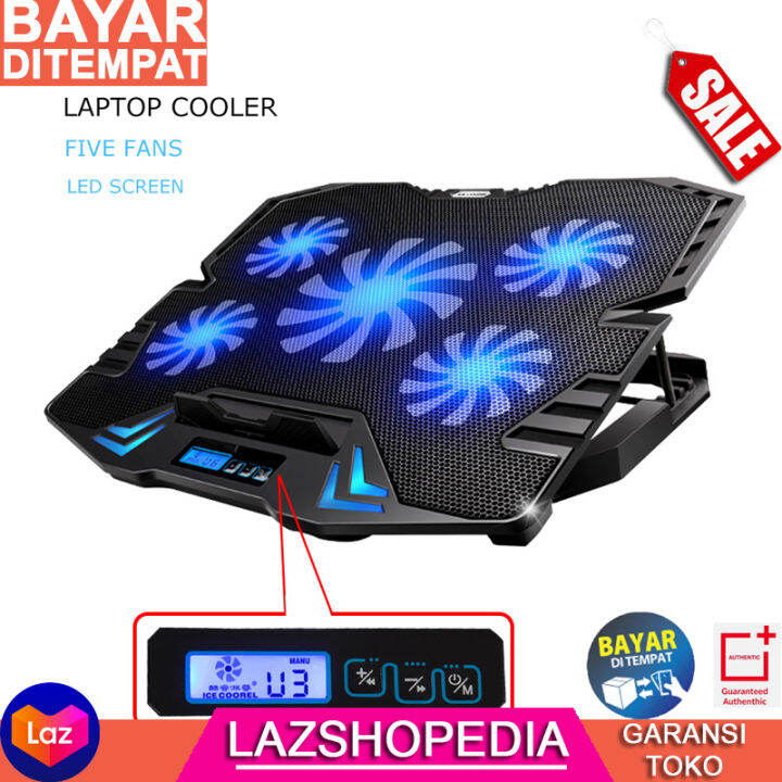 Cooling Pad Laptop 5 Kipas / kipas laptop / pendingin laptop / alas ...