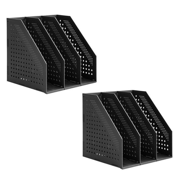 2 Pcs Magazine Folder Foldable File Organizer Desktop Organizer 3 ...