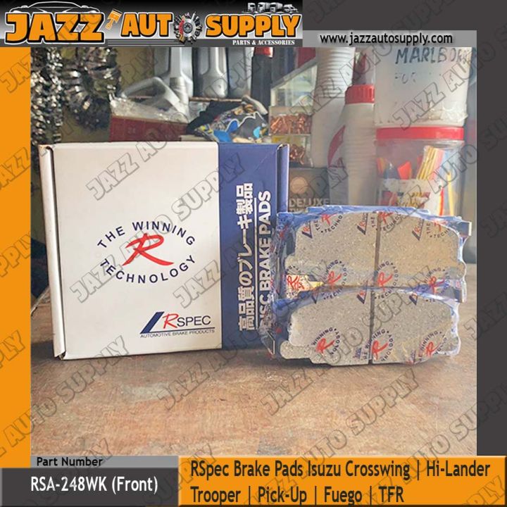 RSpec Brake Pads Isuzu Crosswind | Hi-Lander Trooper | Pick-Up | Fuego ...