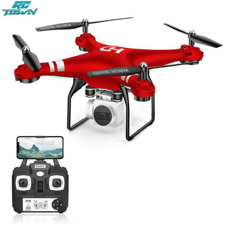 🔥100%ของแท้🔥2023 HR SH5HD RC drones รถบังคับ Quadcopter 2.4G 4CH 6แกน gyro ความสูงคงที่200W WiFi ...