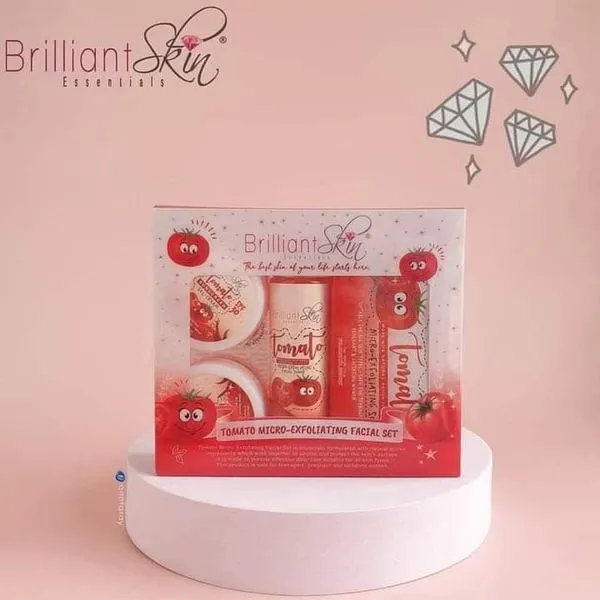 Brilliant Skin Essentials Tomato Micro-Exfoliating Facial Set ...