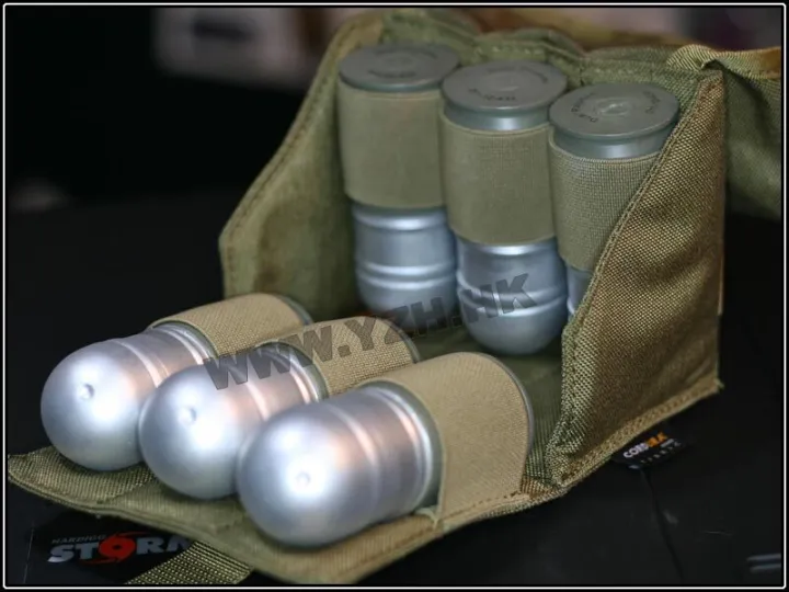 Emerson Tactical pouch SIX PACK FOR 40MM Grenade pouch combat gear ...