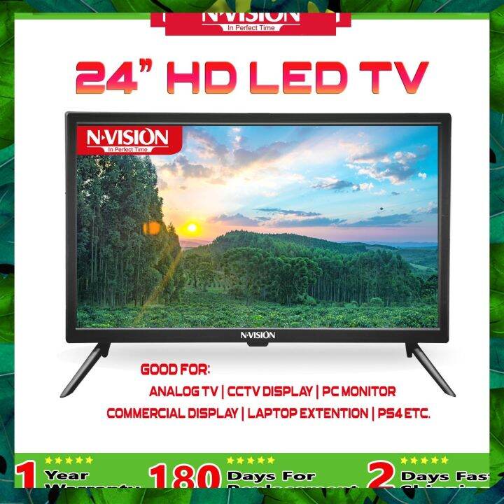 Nvision 24 / 27 Inch Hd 720P Basic Led Tv With Wall Bracket Add On Tv ...