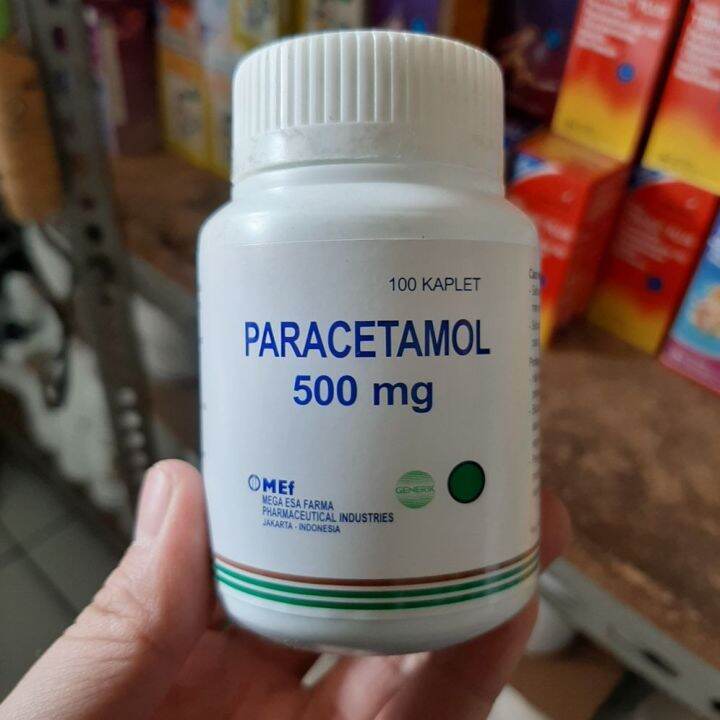 [ISI 100TABLET] PARACETAMOL 500 MG / OBAT DEMAM PANAS NYERI SAKIT GIGI ...
