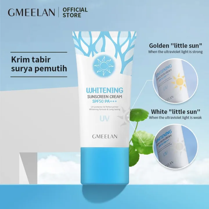 GMEELAN SUNSCREEN - SPF 50PA+++ - UV SHIELD SUN PROTECT SUNBLOCK ...