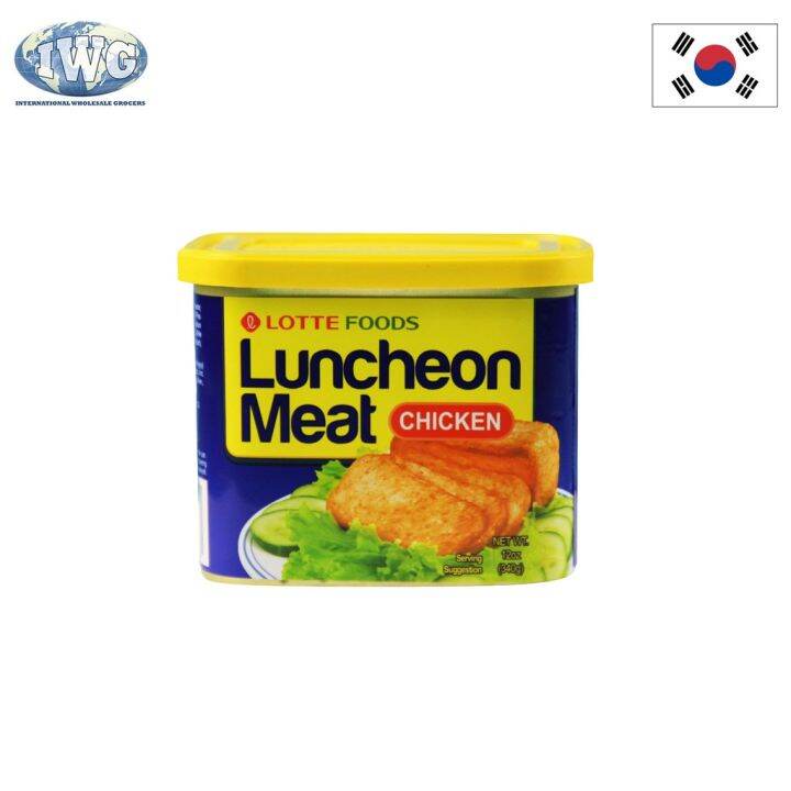 IWG LOTTE FOODS Chicken Luncheon Meat 340g | Lazada PH