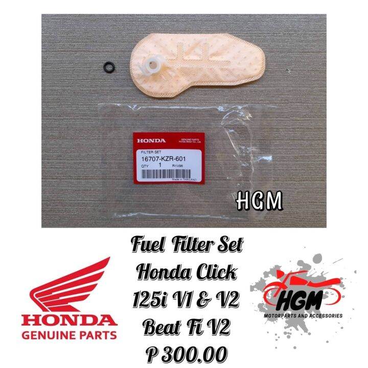 moto FUEL FILTER SET HONDA CLICK 125i V1 V2 BEAT FI V2 (16707-KZR-601 ...