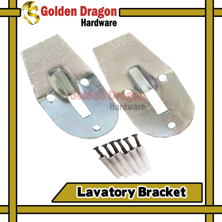 lavatory brackets 2pcs with tox and screw for tiles in wall mount ...