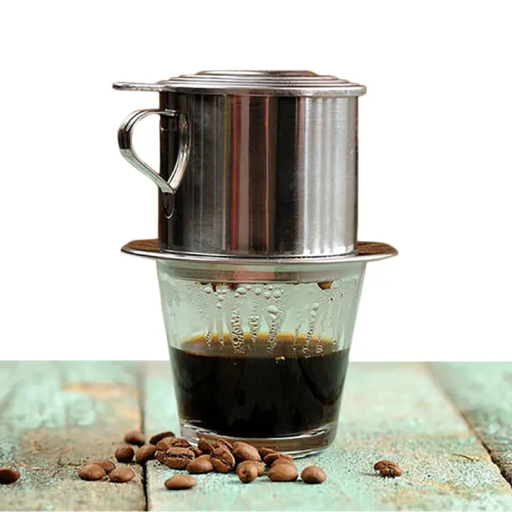 Gelas Kopi Saringan Vietnamese Coffee Drip, Alat Pembuat Kopi Dripper ...