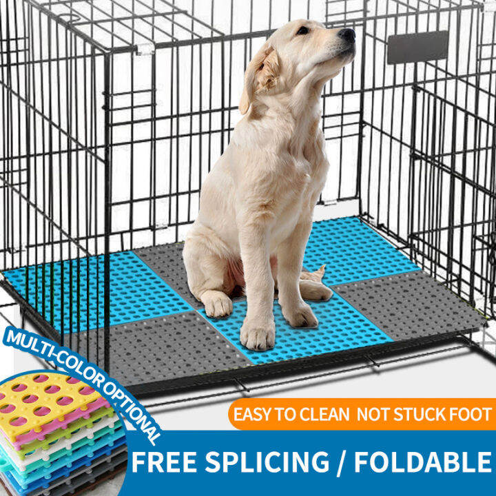 Multifunctional Splicing Plastic Mat Pet Dog Cat Pad Mesh Mat Bathroom ...
