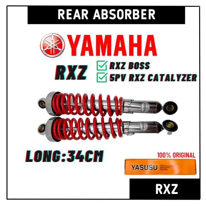 YASUSU REAR ABSORBER YAMAHA RXZ OLD RXZ BOSS 5PV CATALYZER SHOCK ...