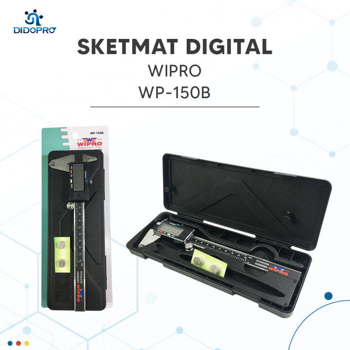 Sketmat Digital / Jangka Sorong Digital Caliper WIPRO WP-150B | Lazada ...