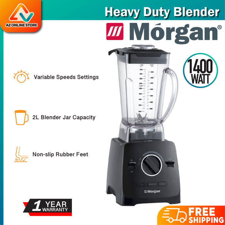 Morgan 1400Watt Commercial Kitchen Multipurpose Heavy Duty Blender MPB ...