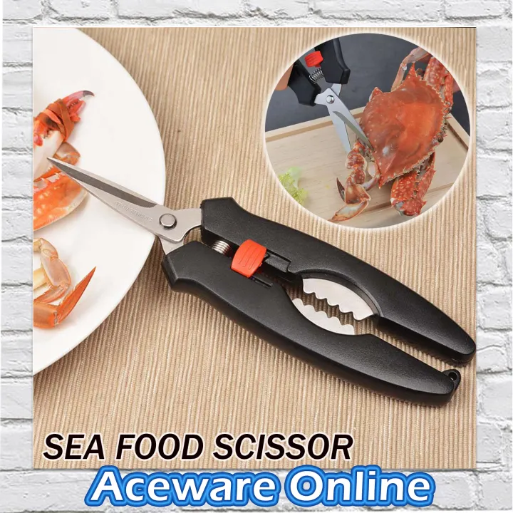 Seafood Scissor Lobster Scissor Stainless Steel Kitchen Scissor shrimp ...
