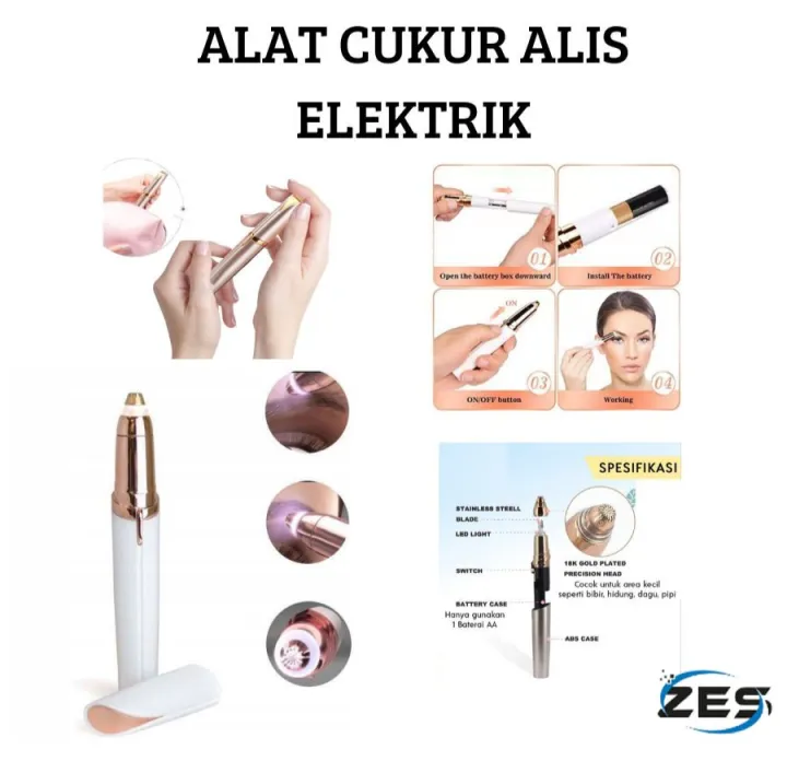 - Alat Cukuran Alis Elektrik Tanpa Rasa Sakit Mini Portable | Lazada Indonesia