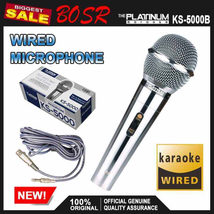 Platinum KS-5000 High-End Dynamic Wired Microphone | Lazada PH