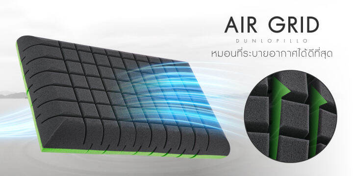 Dunlopillo หมอน Visco Tech Designed | Lazada.co.th