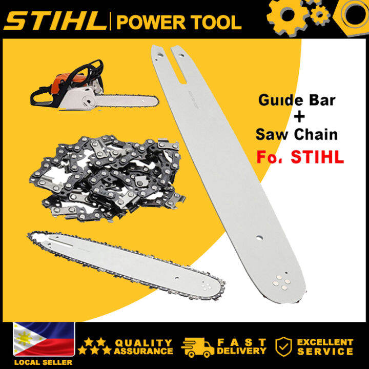guide bar chainsaw blade chainsaw chain 20 22 24 inches | Lazada PH