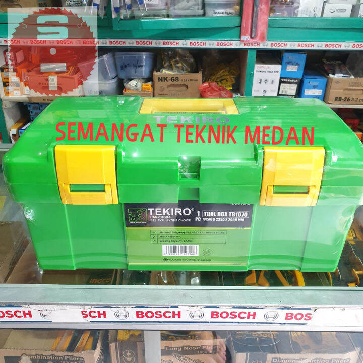 TB902 0210 TOOL BOX TOOLBOX KOTAK PERKAKAS PLASTIK PVC TEKIRO 0210 | Lazada Indonesia