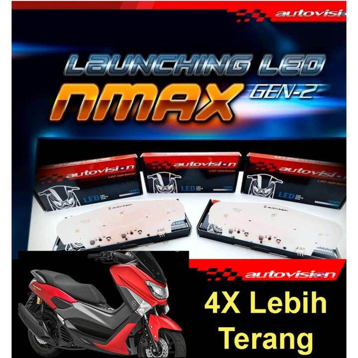 LAMPU LED N-MAX NMAX AUTOVISION GEN2 HEADLAMP HEADLIGHT UTAMA | Lazada ...