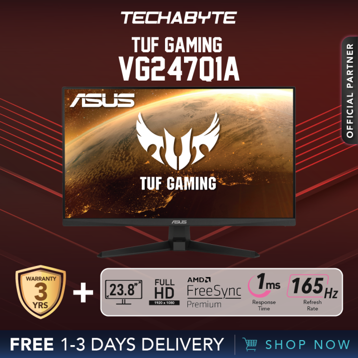 ASUS TUF Gaming VG247Q1A | 23.8" VA | 165Hz | 1ms | Full HD Gaming ...