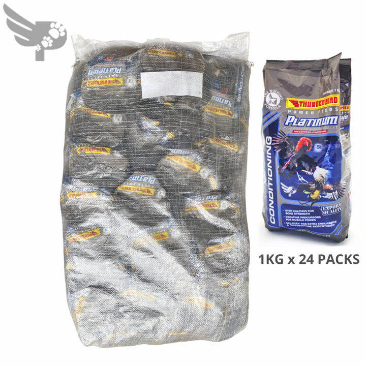 Thunderbird Power Feeds Platinum Conditioning 24kg 24 Packs Of 1kg For Gamebirds
