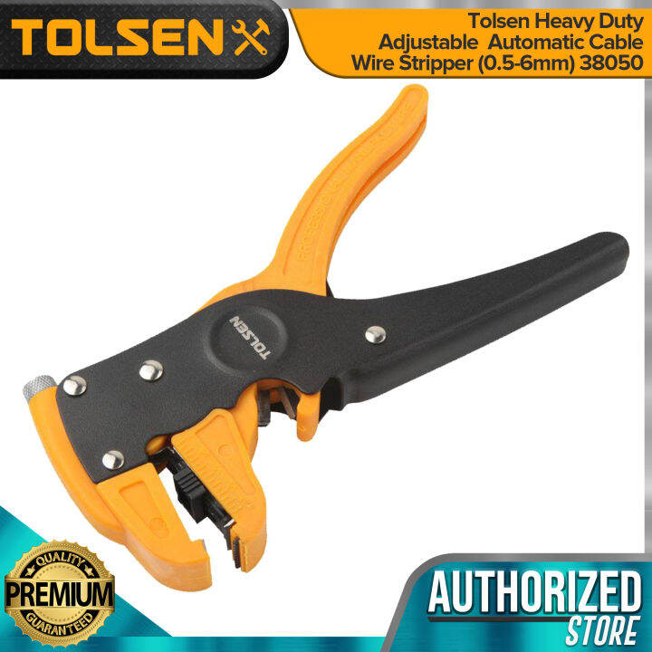 Tolsen Heavy Duty Adjustable Automatic Cable Wire Stripper (0.5-6mm ...
